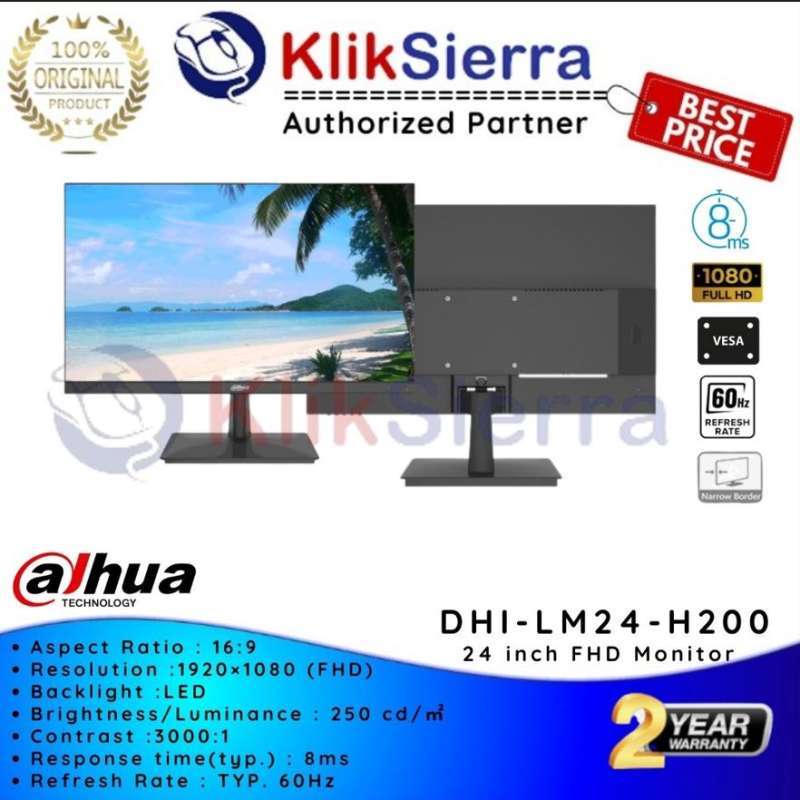 Jual Led Monitor Dahua 24’’ Inch Dhi-lm24-a200 Fhd Hdmi Speaker Resmi Di Seller Kliksierra.com ...