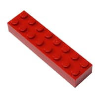 Promo LEGO PARTS 603408 Brick Blocks Stacking Toys Bright Red 2x8