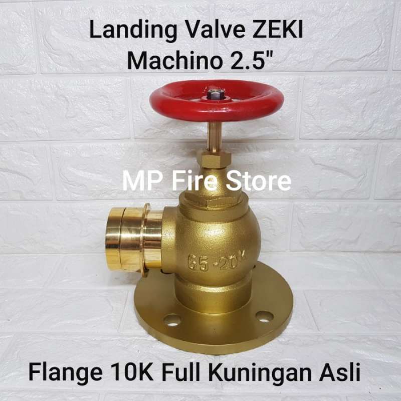 Promo Fire Landing Hydrant Valve Zeki 2.5 In Machino Flange 10k Pemadam ...