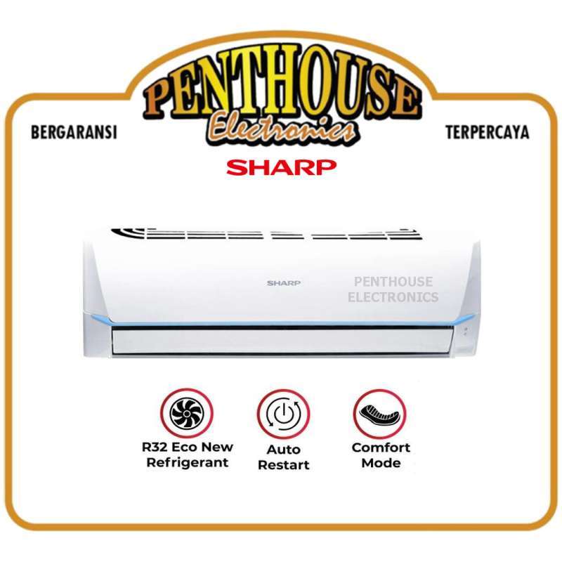 Jual Sharp AC 1.5PK AH-A12SAY / 1.5 PK AHA12SAY New Jetstream Series di ...