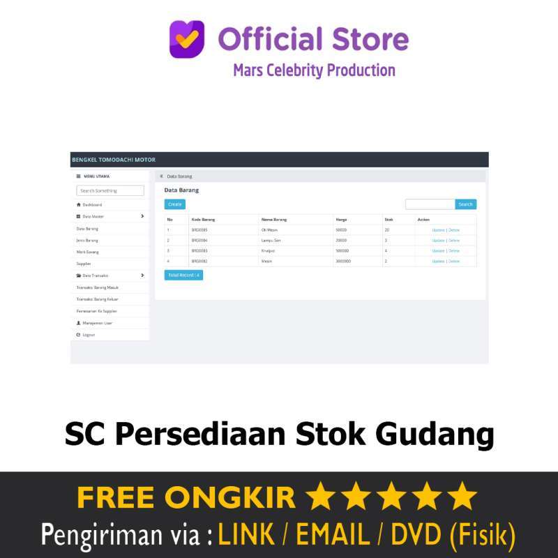 Jual Source Code Persediaan Stok Barang Gudang Inventory Stock ... Jual Source Code Persediaan Stok Barang Gudang Inventory Stock ...