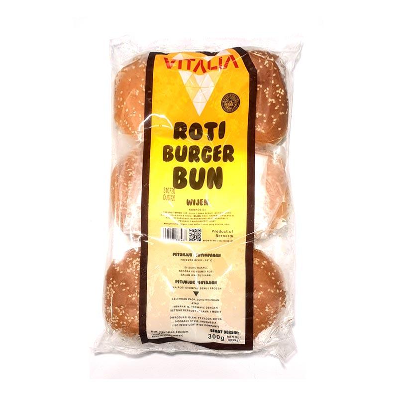 Promo VITALIA Roti Burger Wijen [Isi 6 pcs] Diskon 32% di Seller VALEN ...