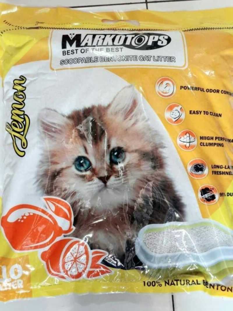 Jual Markotops Bentonite Cat Litter 25 liter - Pasir Kucing di Seller ...