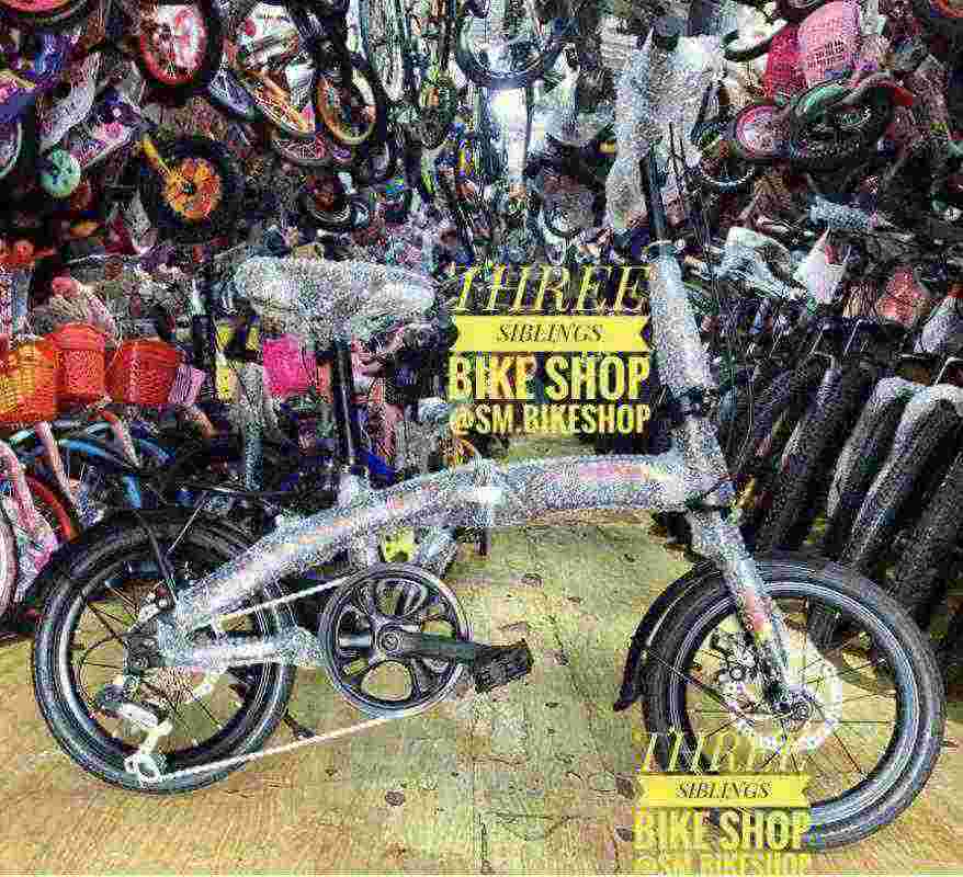 Jual Sepeda Lipat Exotic 2026 Mg 16 Inch Disc Brake 7 Speed Black Di ...