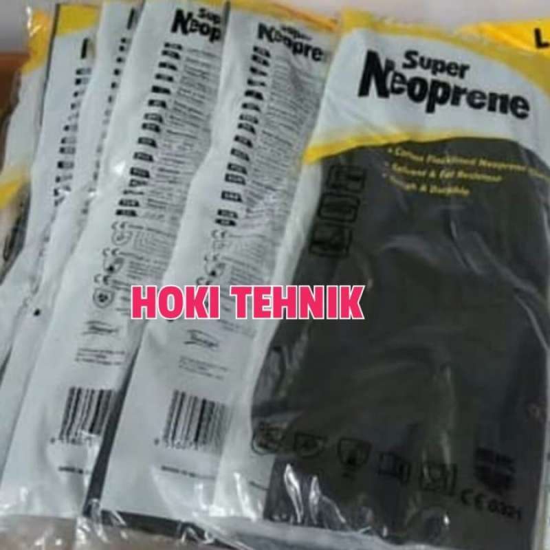 Jual Sarung Tangan Kimia Karet NEOPRENE Rubberex Chemical Super ...