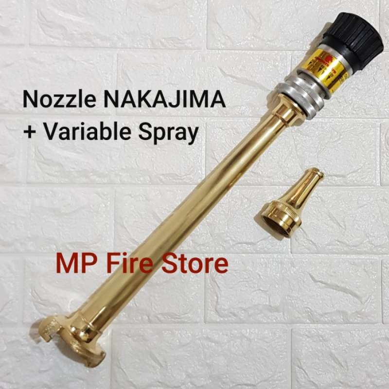 Promo Jet Fire Nozzle Nuzzle Pemadam 1.5 In Nakajima + Variable Spray Diskon 8% Di Seller ...