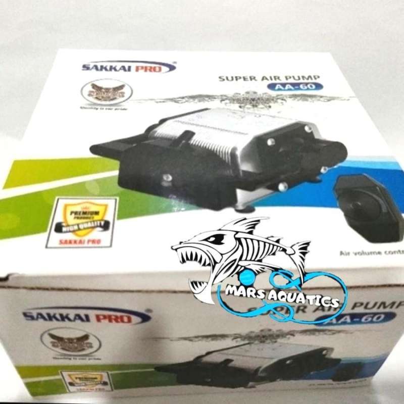 Jual Aerator Pompa Udara Aquarium Sakkai Pro AA 60 5Lubang di Seller ...