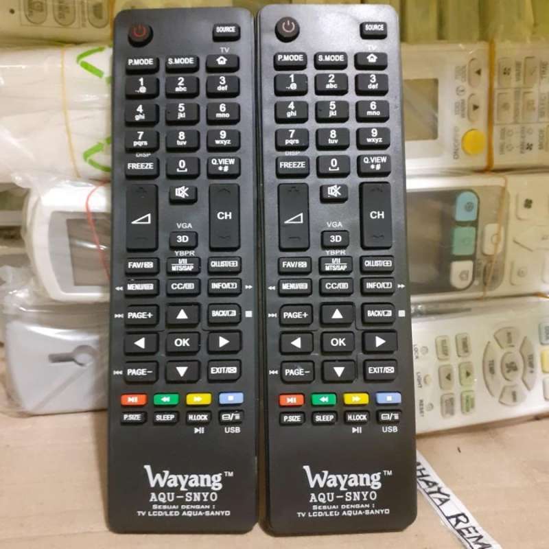 Jual Remote Remot Tv Aqua/sanyo Lcd Led Original Wayang Di Seller ...