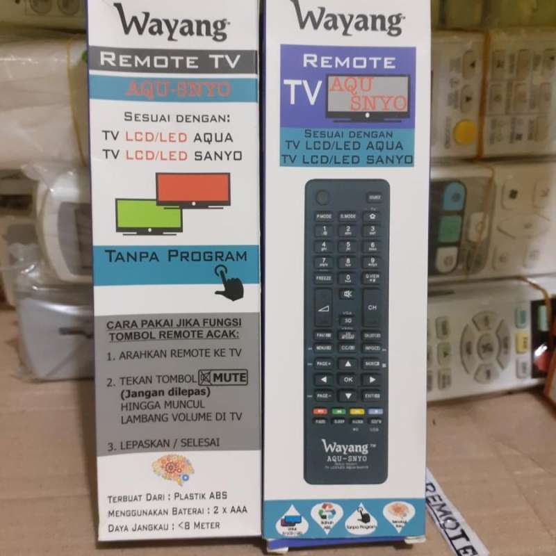 Jual Remote Remot Tv Aqua/sanyo Lcd Led Original Wayang Di Seller ... Jual Remote Remot Tv Aqua/sanyo Lcd Led Original Wayang Di Seller ...