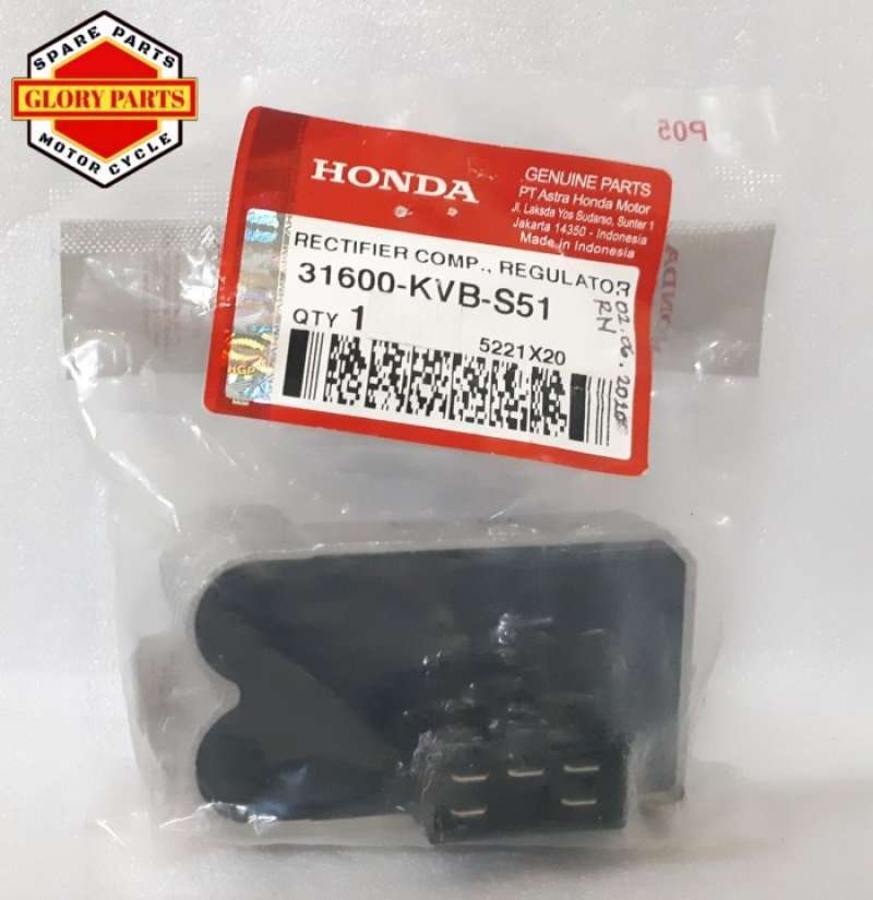 Jual KIPROK/REGULATOR 31600-KVB-S51 ORIGINAL HONDA SUPRA X 125 HELM IN ...