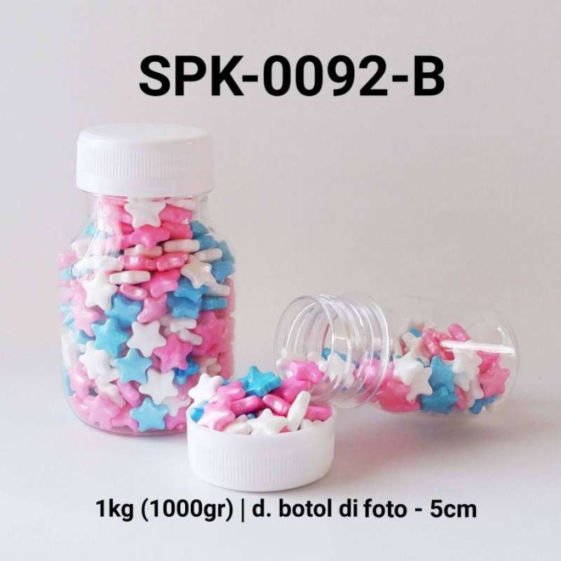 Jual GR-SPK-0092 Sprinkles sprinkle sprinkel 1kg 1 kilo bintang ...