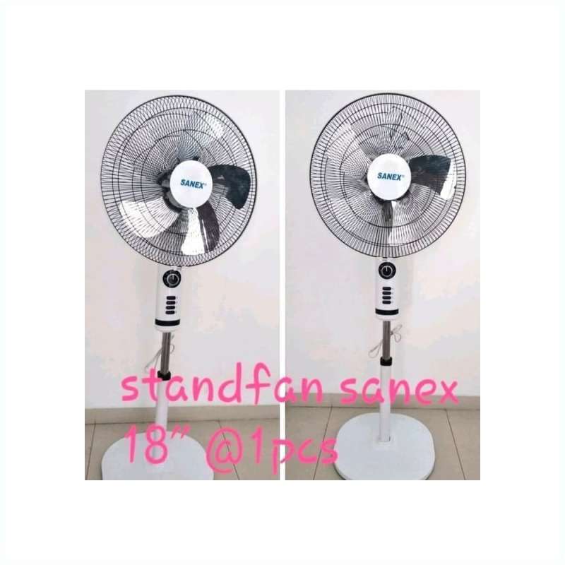 Jual Standfan Sanex Fs-1899 Kipas Angin Berdiri Stand Fan Besi 18 Inchi ...