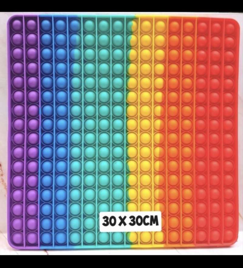Promo Push button pop it JUMBO viral FREE KELERENG sensory fidget ...
