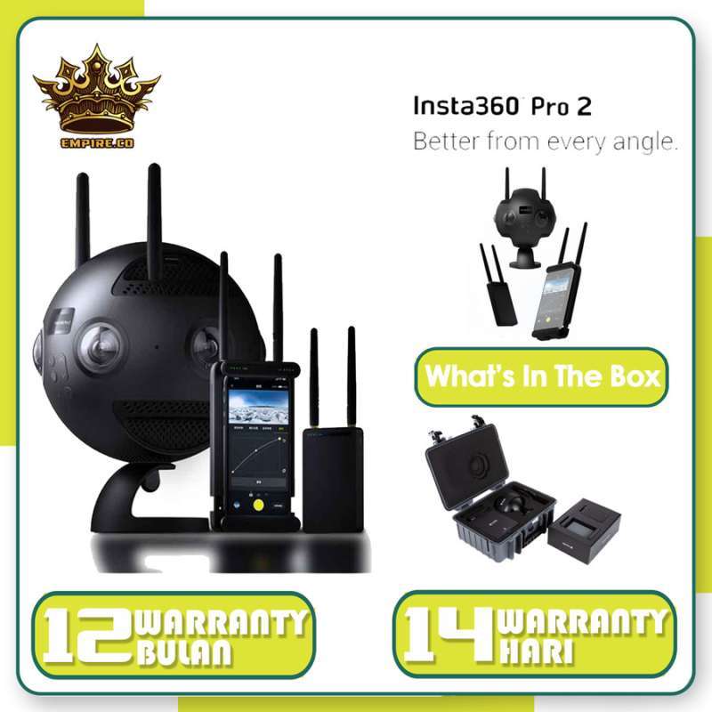Jual Insta360 Pro 2 Spherical Vr 360 8k With Farsight Garansi Resmi Di ...