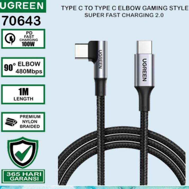 Jual UGREEN LEGEND GAMING KABEL CHARGER USB TYPE C TO C FAST 100W ...
