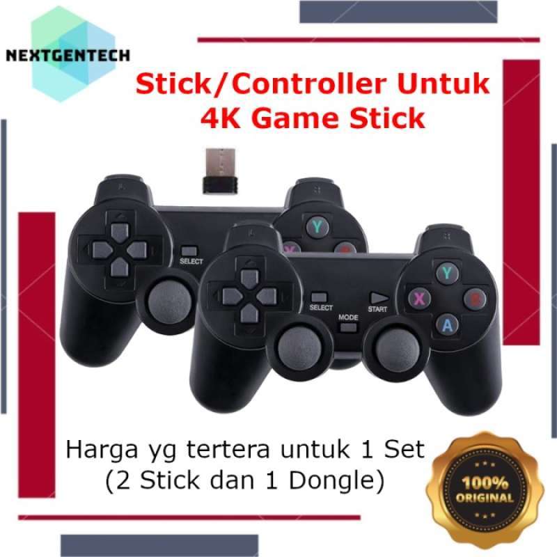 Jual Stick 4K Game Stick Controller Gamepad Wireless Game Stick 4K di ...