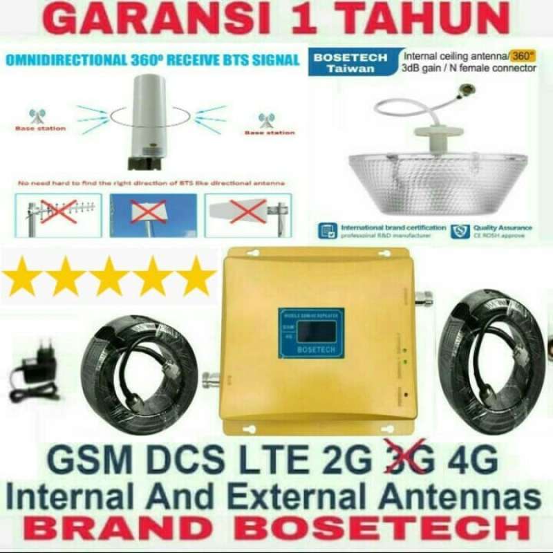 Jual BOSETECH penguat sinyal 2G 4G Dual band 900/1800Mhz GSM/DCS 4G LTE di Seller Silvanna ...