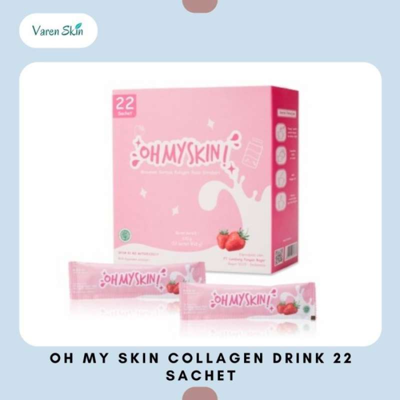 Jual OH MY SKIN Collagen Drink 22 Sachets di Seller Varen Skin Official ...