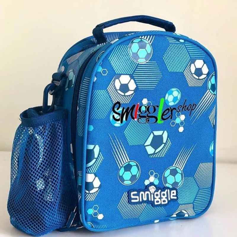 Promo Smiggle Hardtop Lunchbox Deja Vu Curved Mid.Blue Diskon 17% di ...
