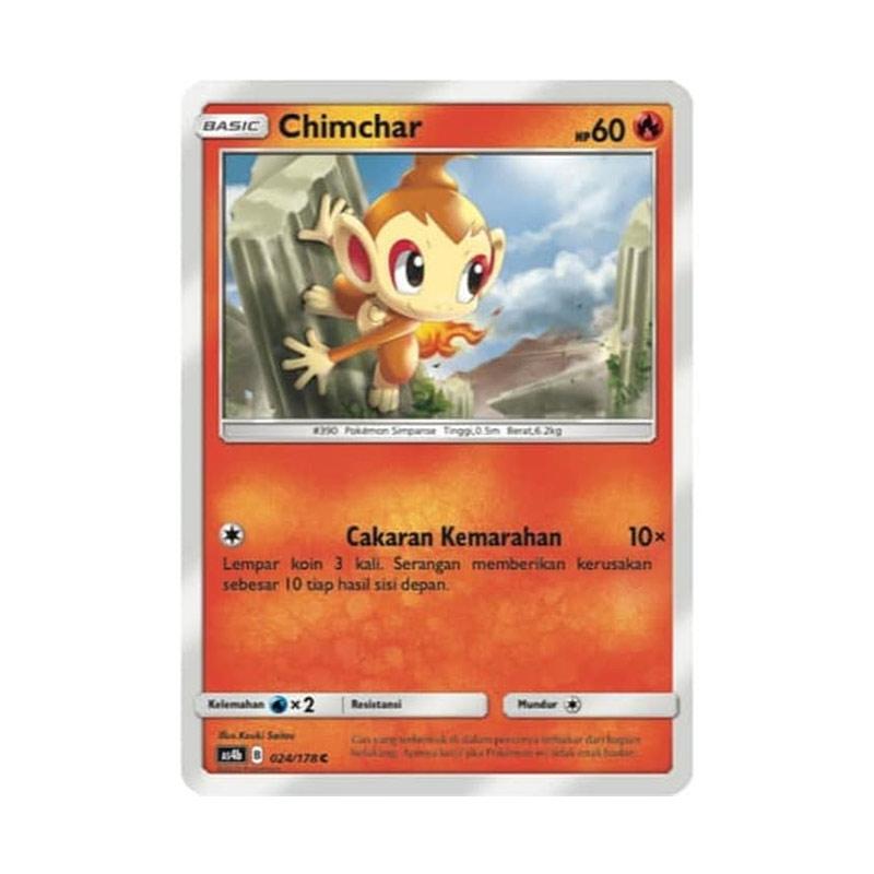 Jual Pokemon Chimchar AS4b 024/178 C Card Game di Seller Cryotech Card Company - Kuningan Barat ...