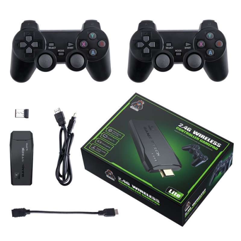 Jual 4K HD Game Stick Mini Console box Retro TV Video Game Wireless ...