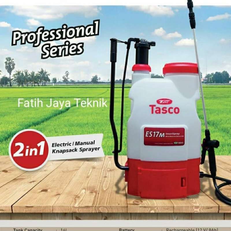 Jual Alat Semprot Hama Sprayer Tasco Es 17m 2 In 1 Electrik Manual Di ...