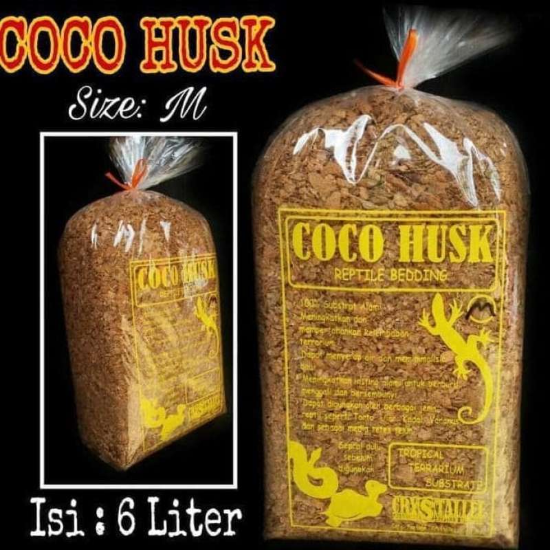 Jual Ready Coco Husk M 3 Liter Cs - Alas Kura N Reptile Di Seller Chiko ...