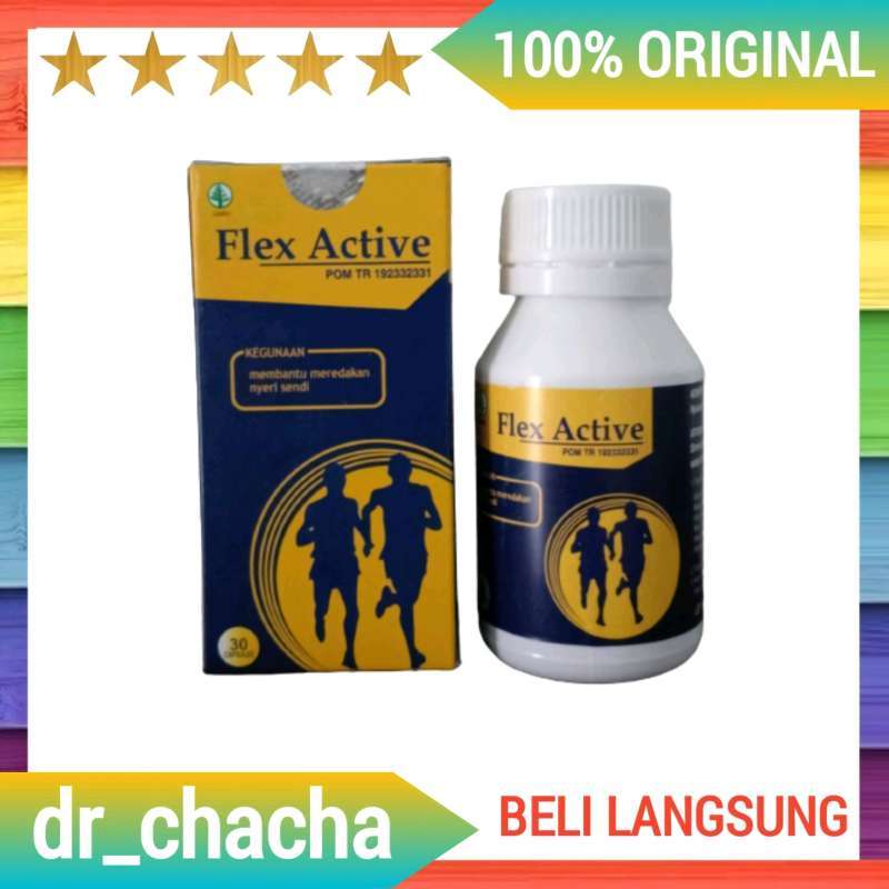 Jual Flex Active Bpom Original Flexactive Asli Kapsul Herbal Obat Nyeri ...