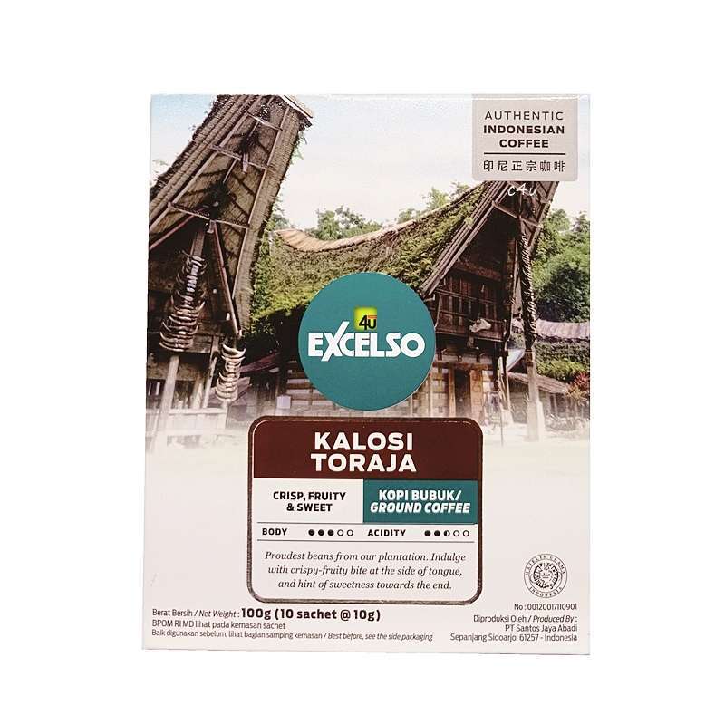Promo Excelso - Kopi Bubuk - Kemasan Kotak Isi 10 Sachet - Kalosi ...
