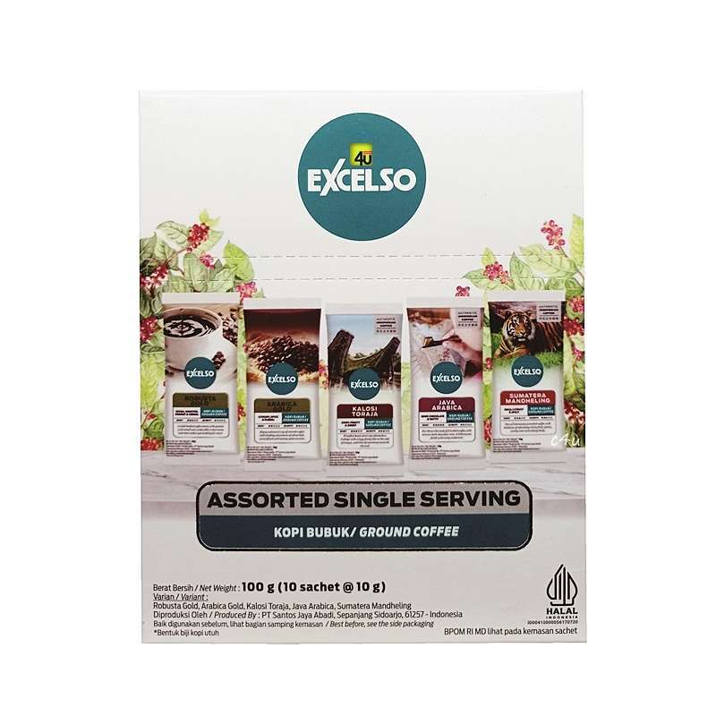 Jual Excelso - Kopi Bubuk - Kemasan Kotak Isi 10 Sachet - Assorted Set ...