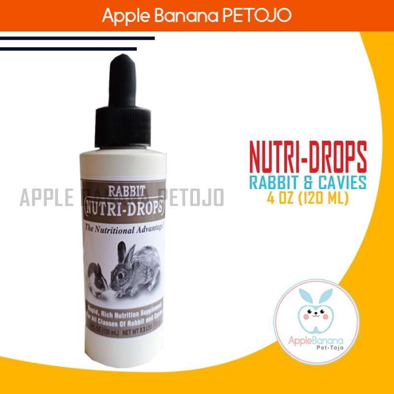 Promo Vitamin Kelinci NUTRI DROPS 120 ml - Suplemen Kelinci/Cavies Nutridrop Diskon 23% di ...