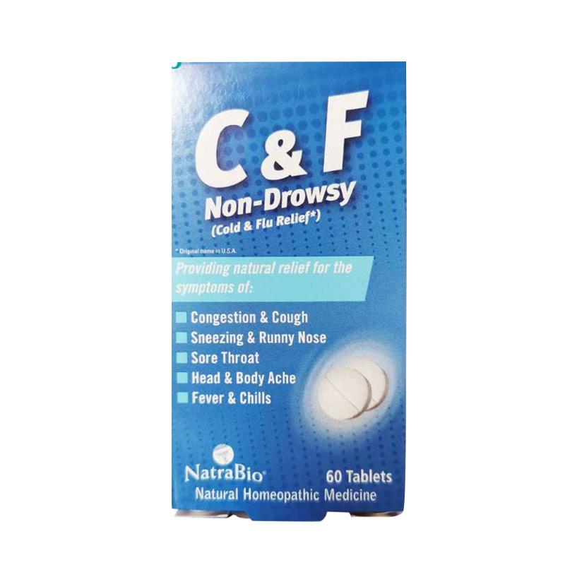 Jual Natrabio Natra Bio Cold & Flu Relief Non-drowsy C&f 60 Tabs - Obat ...