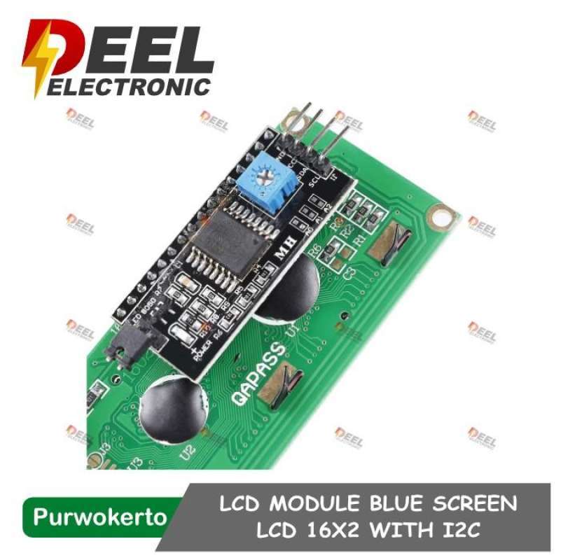 Jual Lcd Module Blue Screen Lcd 16x2 With I2c Lcd1602 Biru I2c