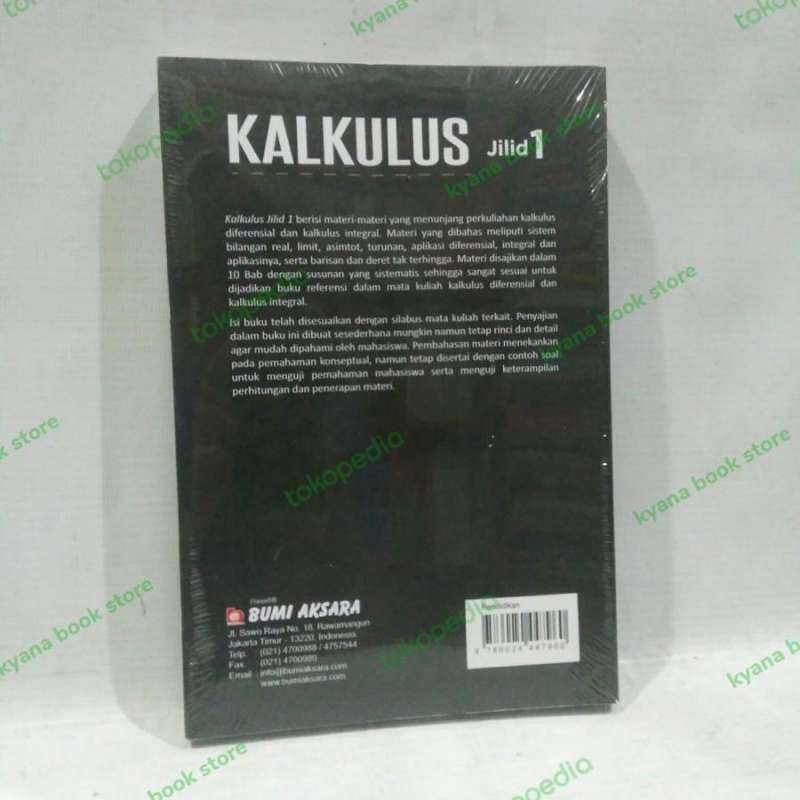 Jual Buku Kalkulus Jilid 1 Endang,dkk - Bumi Aksara Di Seller Kyana ...