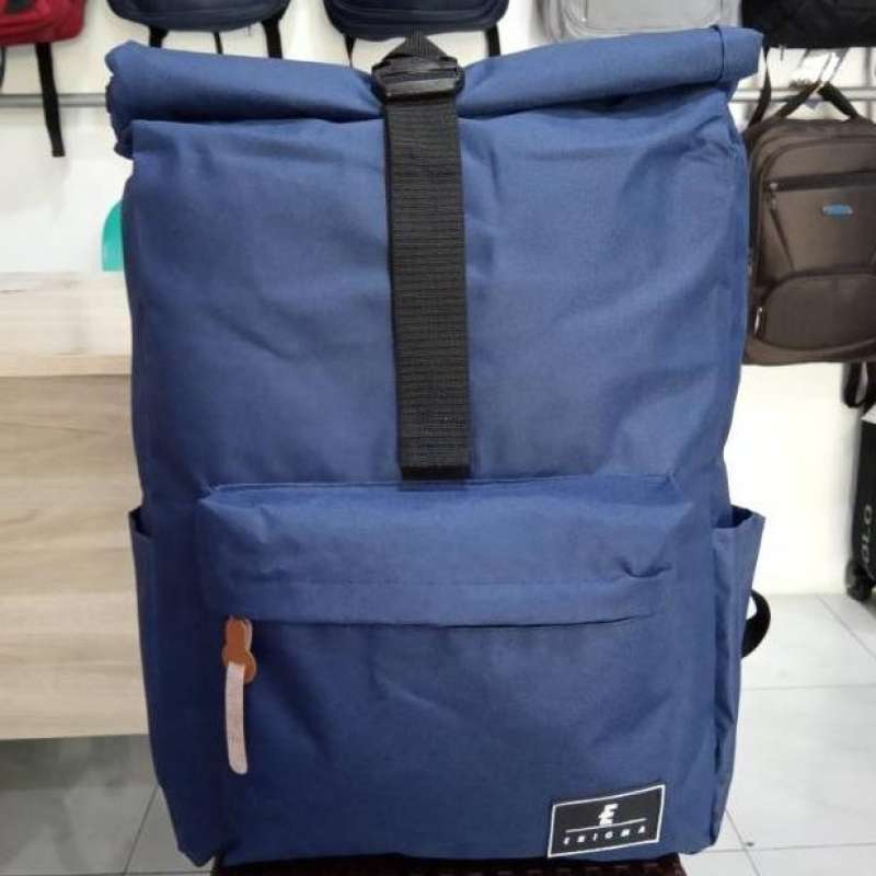 Promo Tas Enigma Rolltop Biru Original Ransel Semua Kuliah Kerja Pria ...