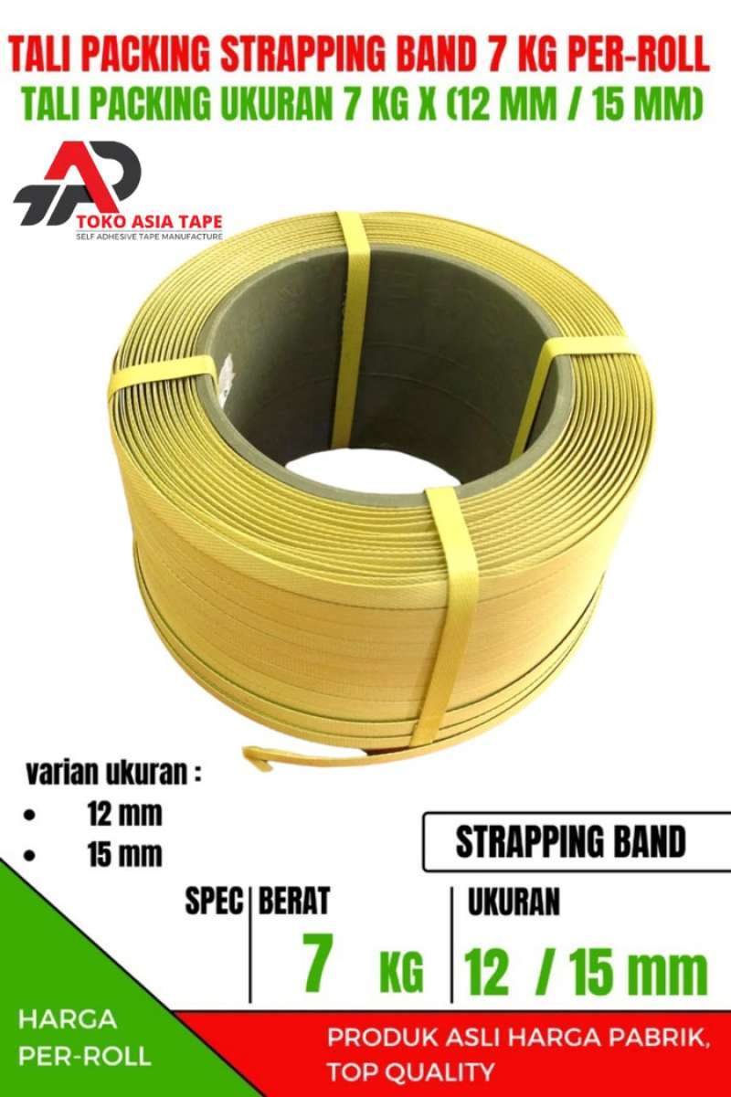 Promo Tali Klem Strapping band 7Kg / Tali Packing 12mm-15 mm / Tali ...