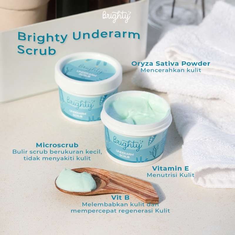 Jual Brighty Underarm Scrub - 80gr Microscrub No1 Di Indonesia Di ...