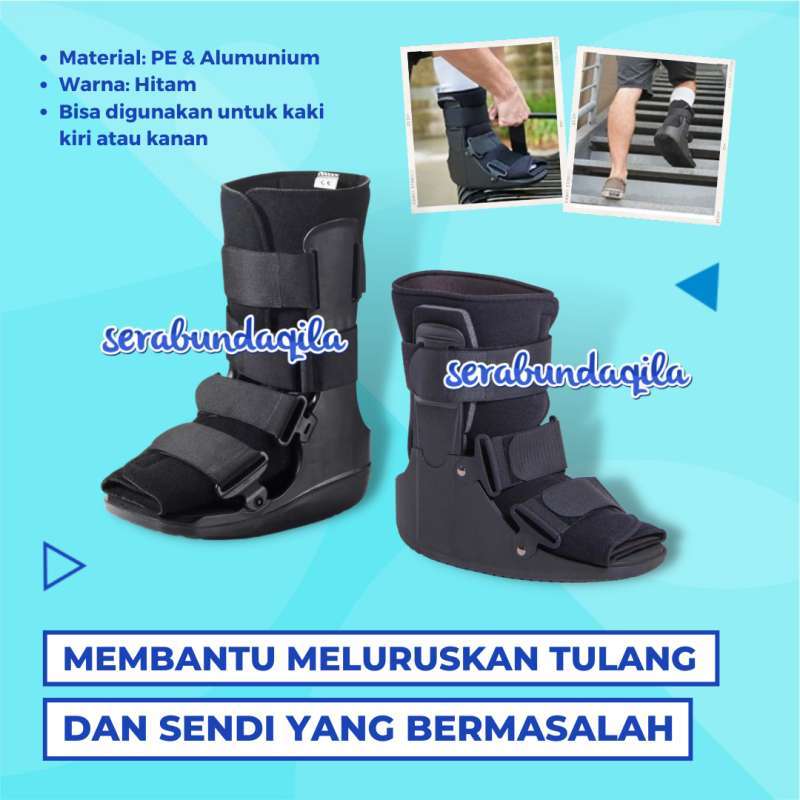 Promo Angkle Brace Support, Penyangga Engkel Kaki, Ankle Stabilizer, Cam Walker Boot Diskon 16% ...