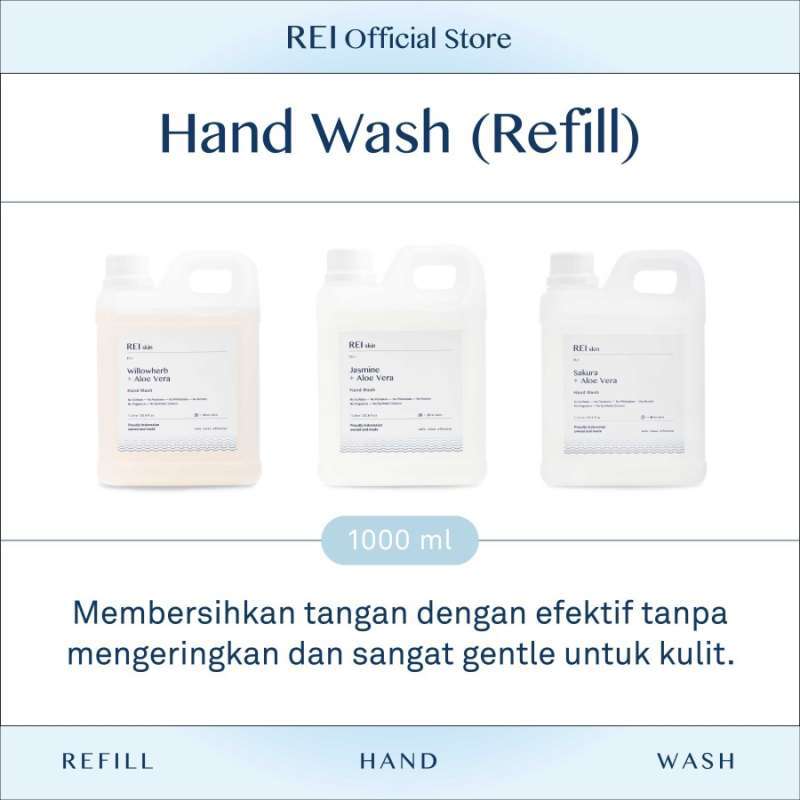 Promo Refill Rei Skin Hand Wash 1000 Ml Diskon 5% Di Seller Rei Skin ...