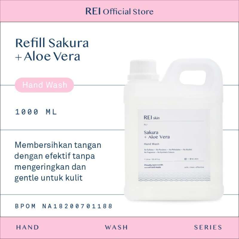 Promo Refill Rei Skin Hand Wash 1000 Ml Diskon 5% Di Seller Rei Skin ...