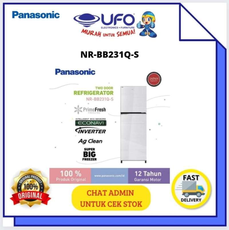 Jual PANASONIC NRBB231QS KULKAS 2 PINTU 230 LITER di Seller UFO ELEKTRONIKA JOGJA Official Store ...