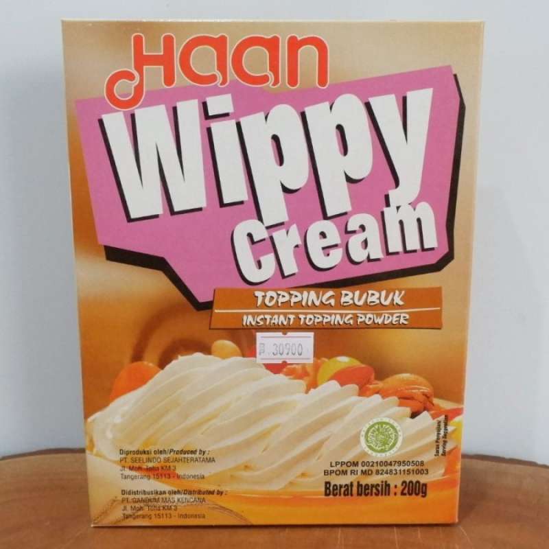 Jual Haan Wippy Cream 200 gram / whipping cream bubuk 200gr / whipcream di Seller Makmur Berkah ...