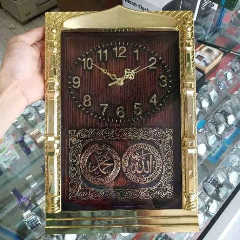 Jual Jam Dinding Nuansa Islam/jam Dinding Kaligrafi Arab/jam Unik/jam ...