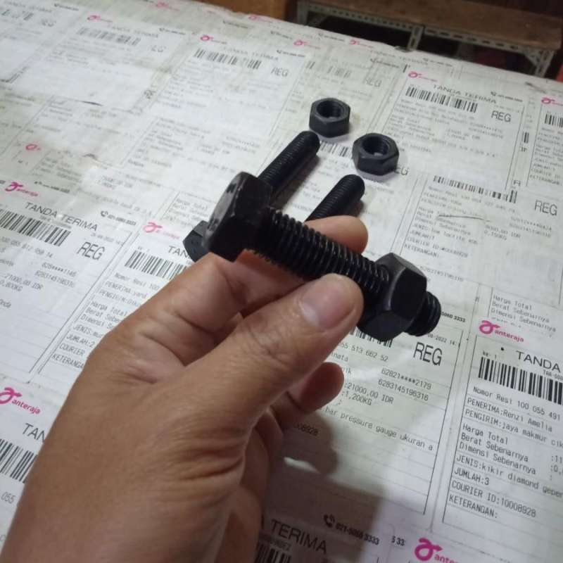 Jual Baut Mur Baja M14 X 70Mm Baja Full Drat di Seller Dikong teknik ...