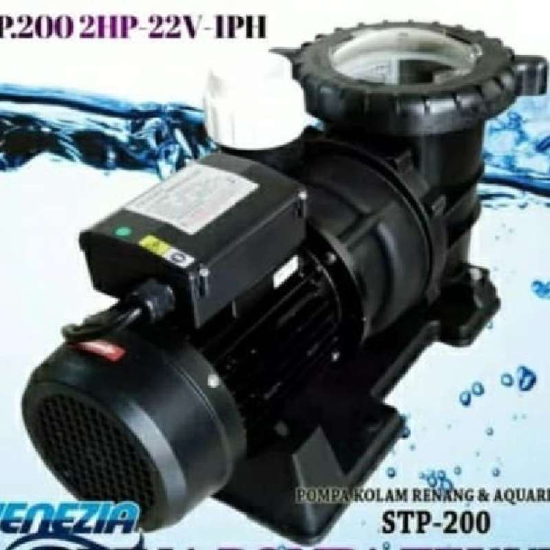 Jual Pompa Air Venezia STP-200 Pompa Kolam Renang Venezia 2Hp 1Phase di ...