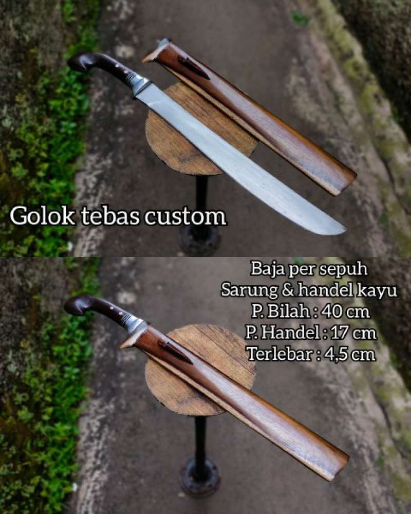 Promo golok kebun golok baja golok kerja potong kayu alat bantu ke ...