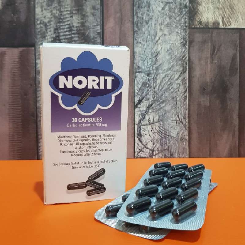 Promo Norit Netherland 30 Capsules Obat Diare Keracunan Diskon 23% di ...