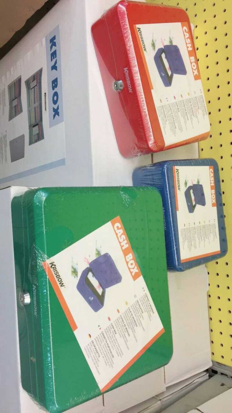 Promo Krisbow Cash Box 12 Inch - Biru Diskon 34% di Seller Oktarabaya ...
