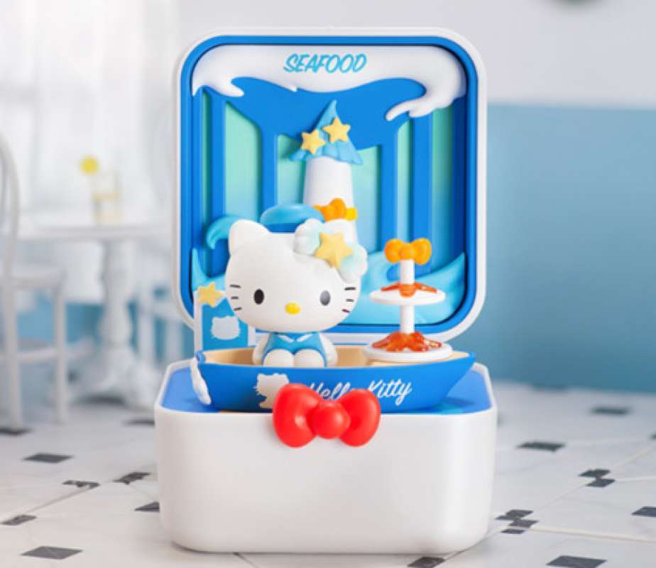 Promo Pop Mart Hello Food Town Kitty Scene Set 8 Model - MISP Diskon 1% ...