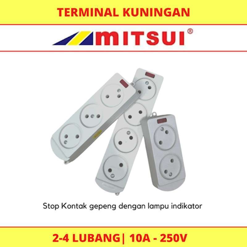 Jual Mitsui Colokan Listrik Msc 2 - 4 Lubang Tanpa Kabel / Saklar ...